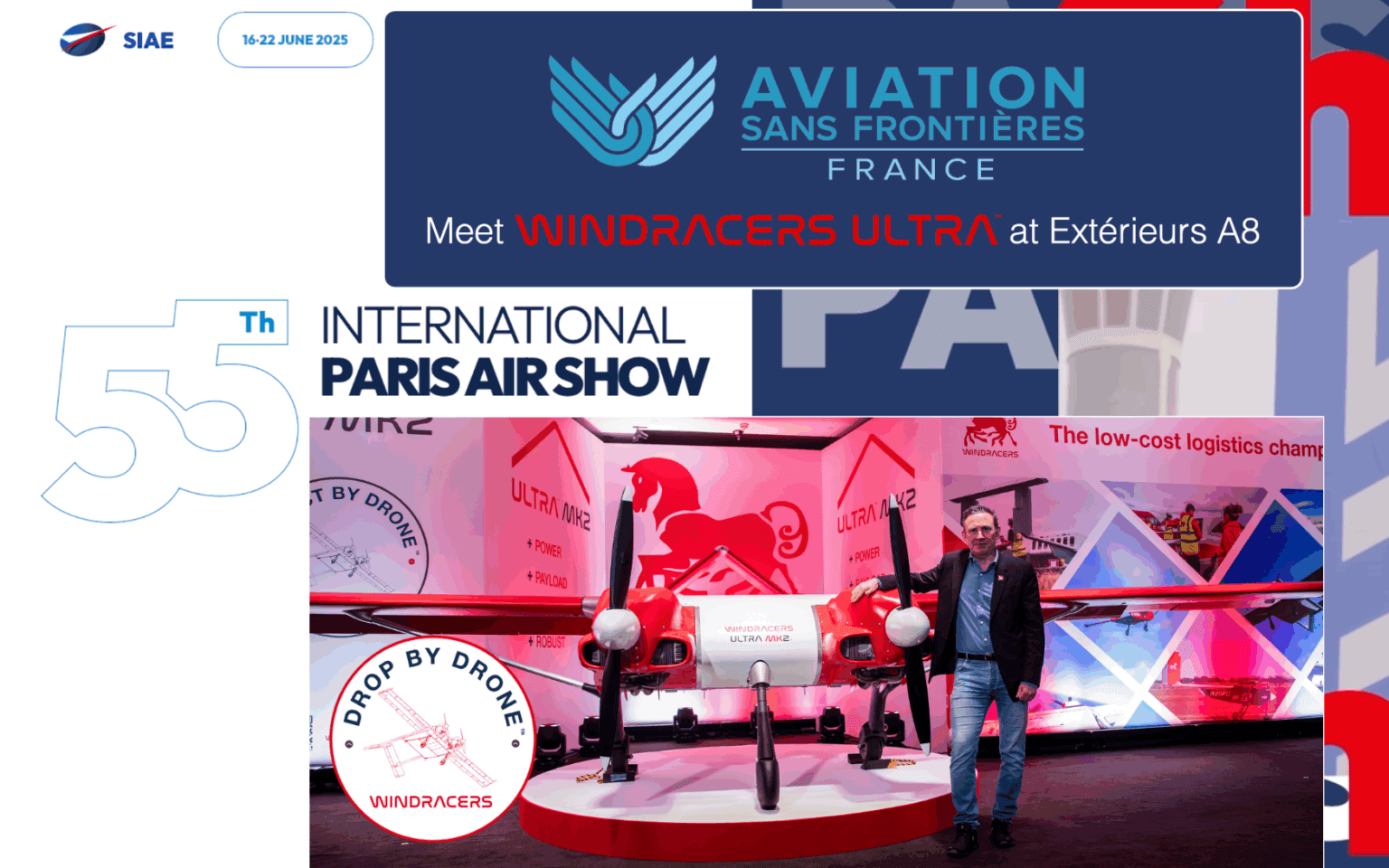 Aviation Sans Frontières to Present Windracers ULTRA MK2 at Paris ...